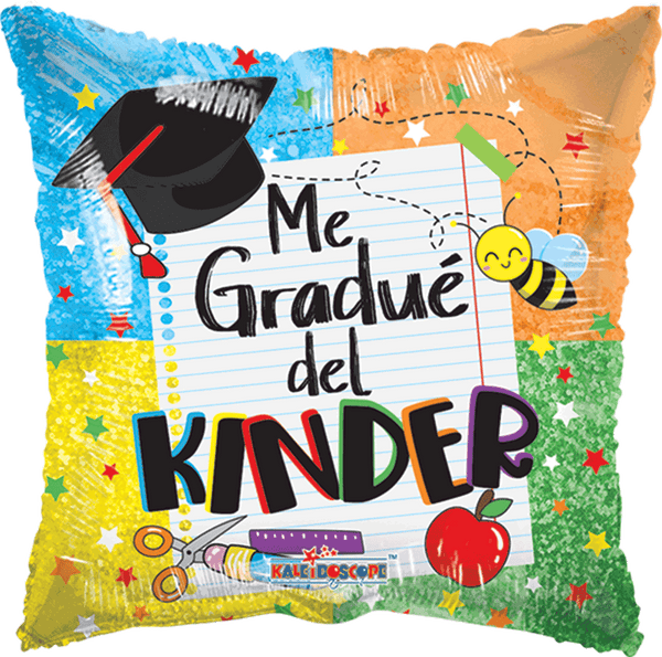 Globo MetÌÁlico 18Q Me Gradue Del Kinder – Tuksonora