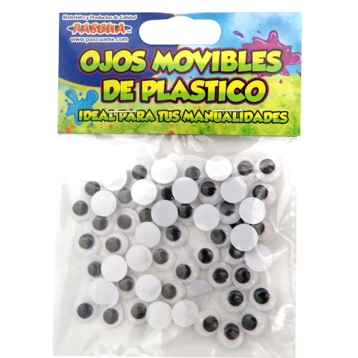 Ojitos Moviles Pascua C 50 10mm Tuksonora