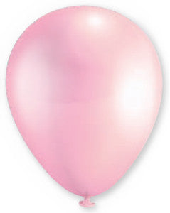 Globo Metálico #9 Rosa C/50 Perla – Tuksonora